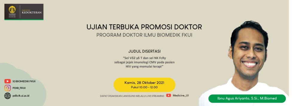 Promosi Doktor Ibnu Agus Ariyanto, S.Si., M.Biomed | Doctoral Program ...